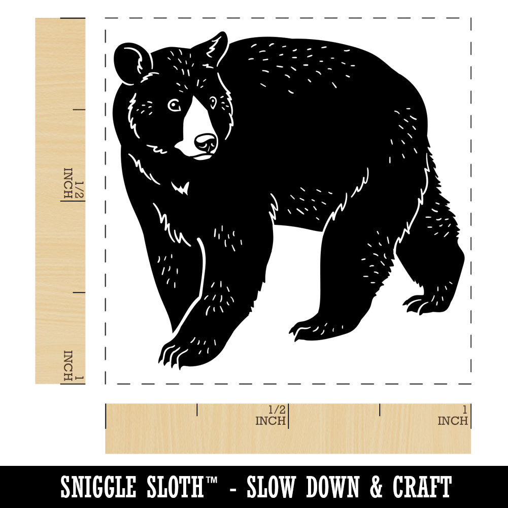 Walking American Black Bear Self-Inking Rubber Stamp Ink Stamper | Michaels