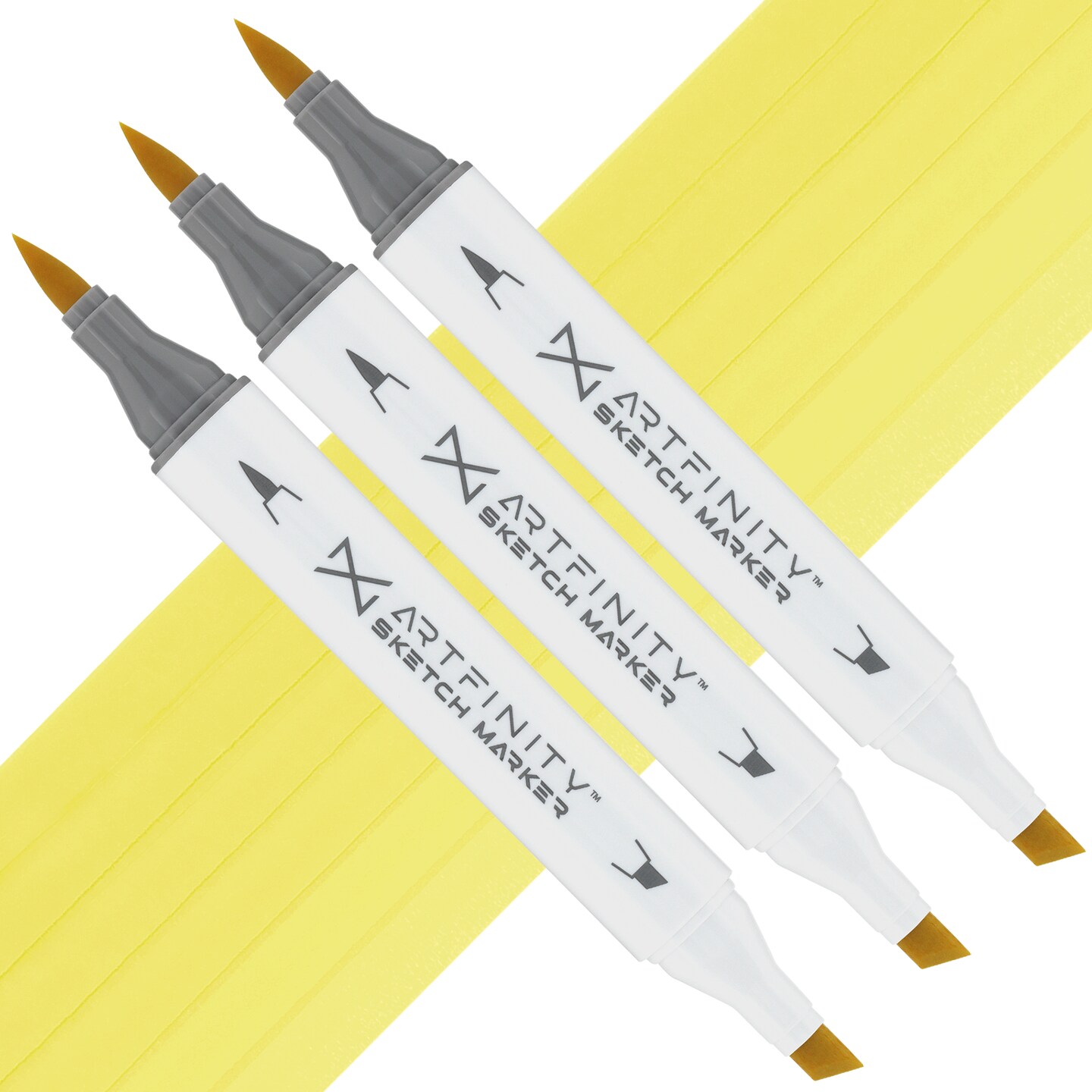 Artfinity Sketch Marker Sets - Set of 3 - Canary Yellow Y2-2, Vibrant ...