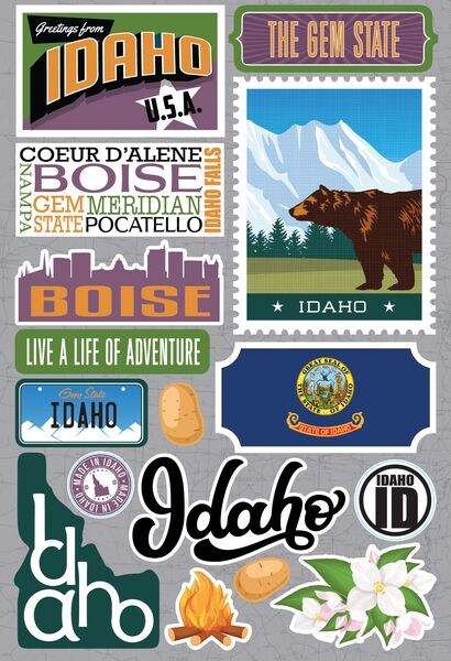 Reminisce Idaho Stickers | Michaels