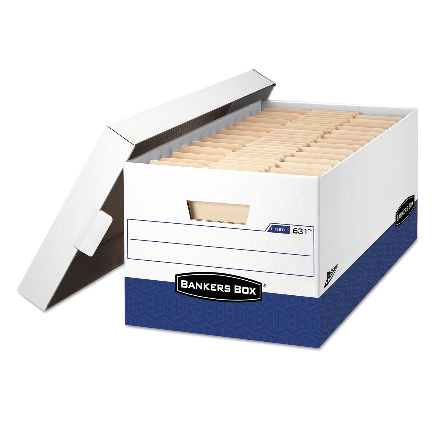 Fellowes PRESTO Heavy-Duty Storage Boxes Letter Files 13 x 16.5 x 10.38 ...