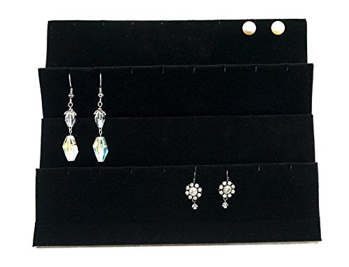 Earring Insert Half Size Black Velvet | Michaels