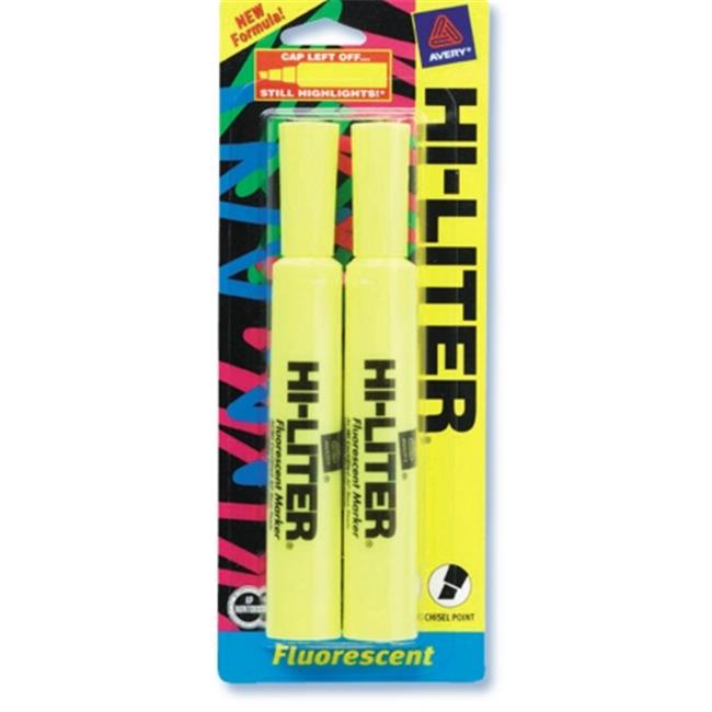 Avery 2 Count Yellow Fluorescent Hi-Liter 24081 | Michaels