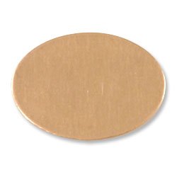 Copper Oval 24 Gauge Blank 1" x 5/16" | Michaels