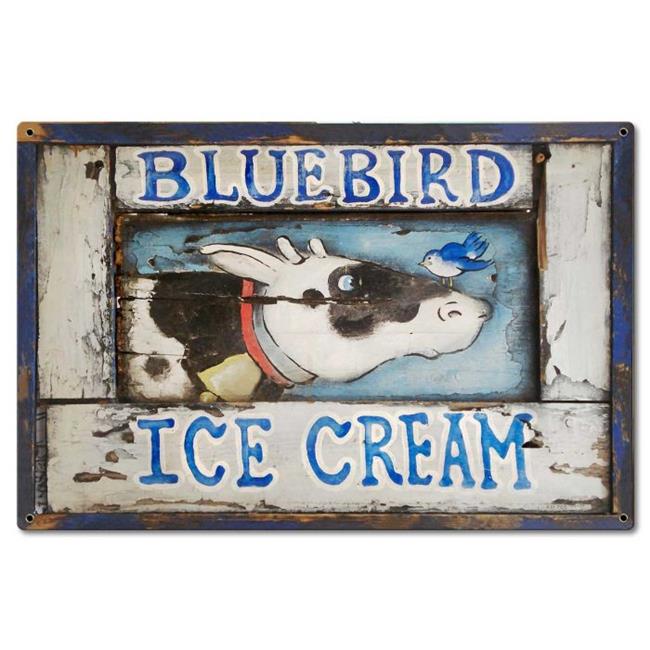 Pasttime Signs AIF173 24 x 16 in. Blue Bird Ice Cream Sign | Michaels