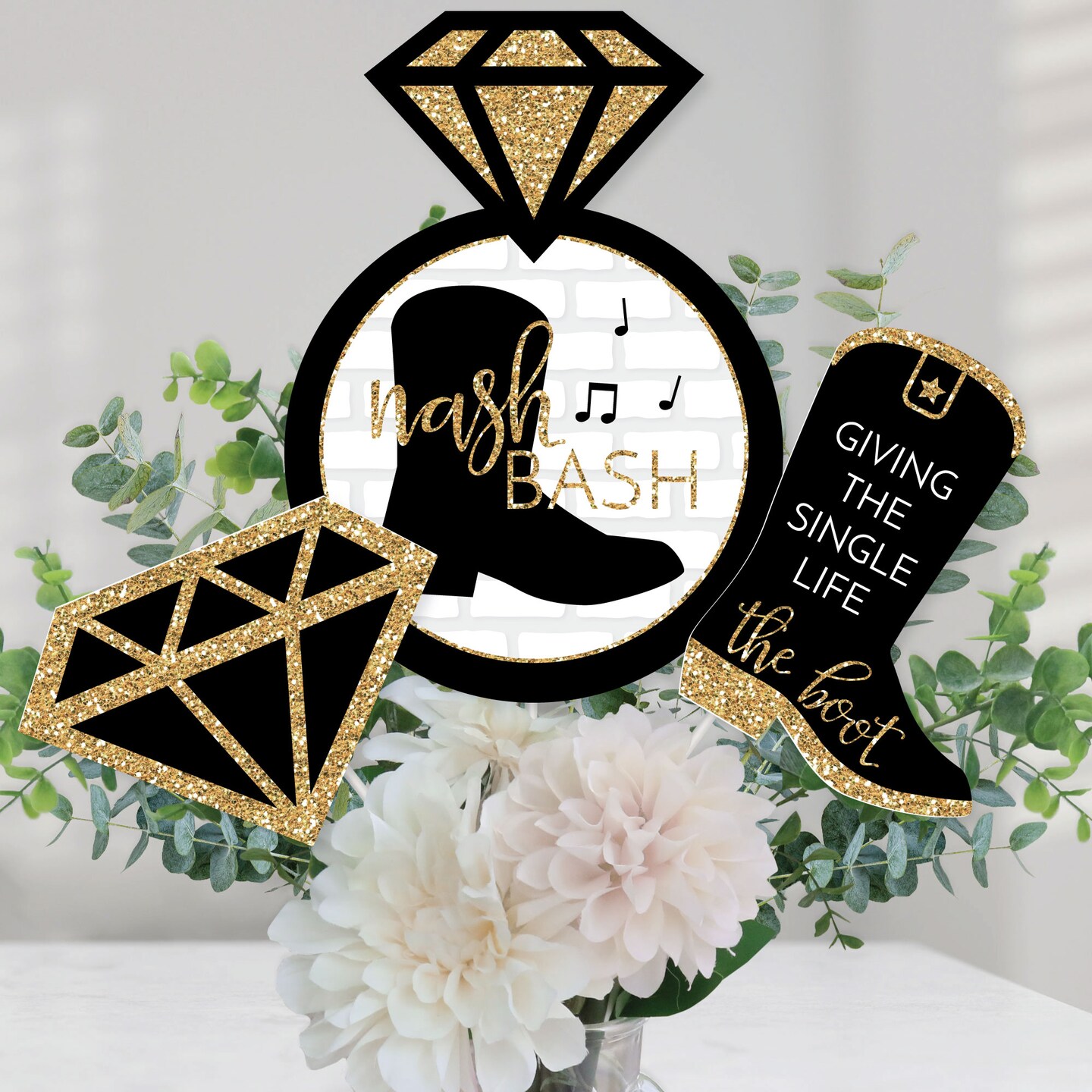 Big Dot of Happiness Nash Bash - Nashville Bachelorette Party ...