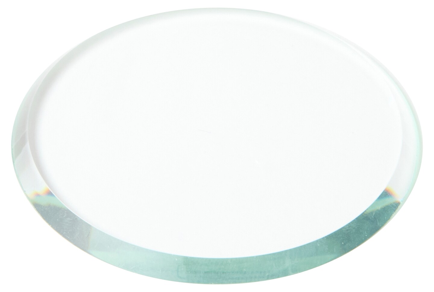 Plymor Round 3mm Beveled Clear Glass, 2 inch x 2 inch | Michaels