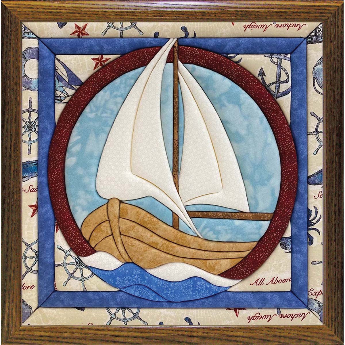 Quilt Magic Our Sailboat Kit & Frame No-Sew Quilt Kit | Michaels