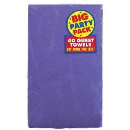 2-Ply New Purple Paper Guest Towels, Color: Multicolor | Michaels
