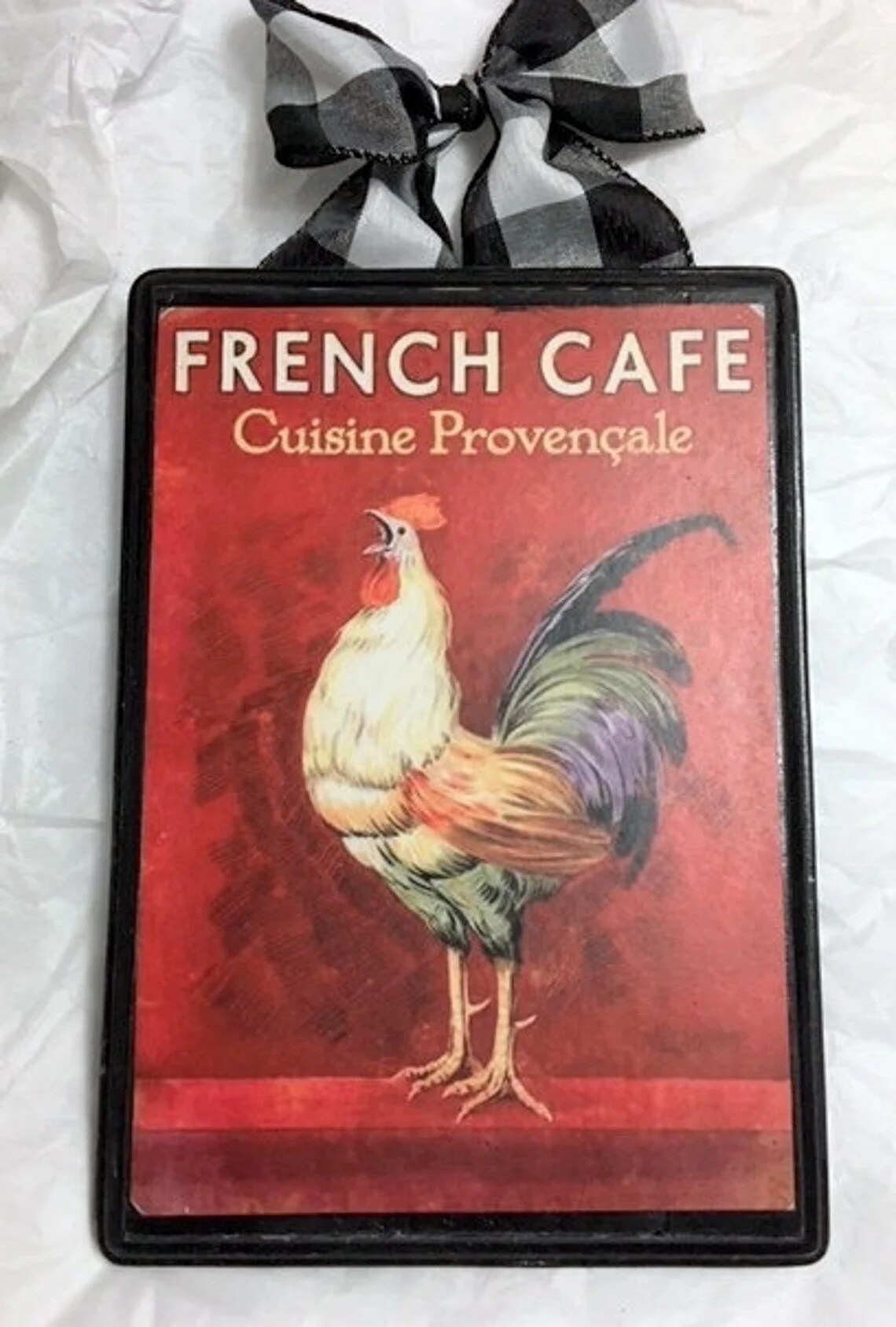 Rooster Plaque, Vintage Paris advertising, French Country décor ...