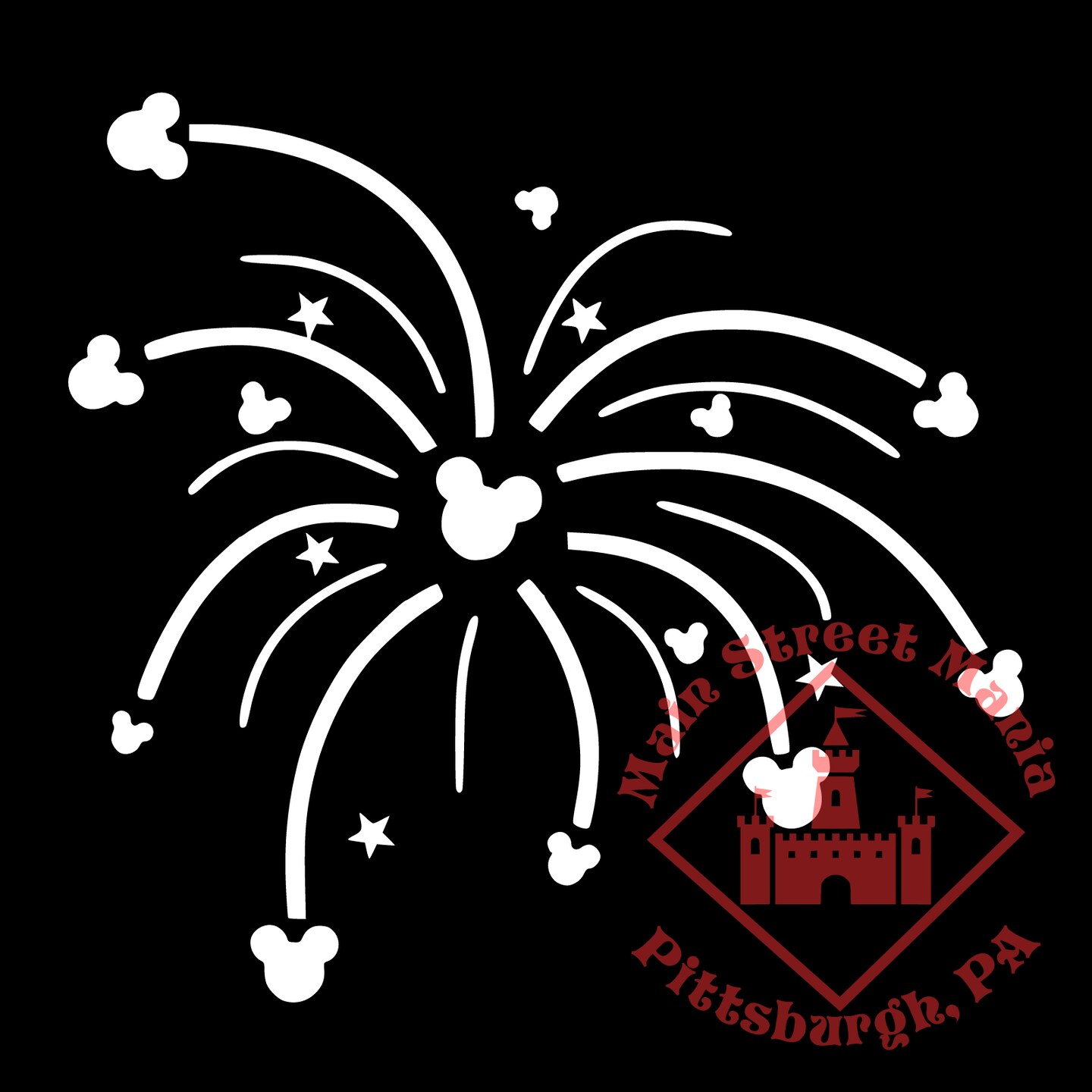 Mickey Fireworks Decal Sticker | MakerPlace by Michaels