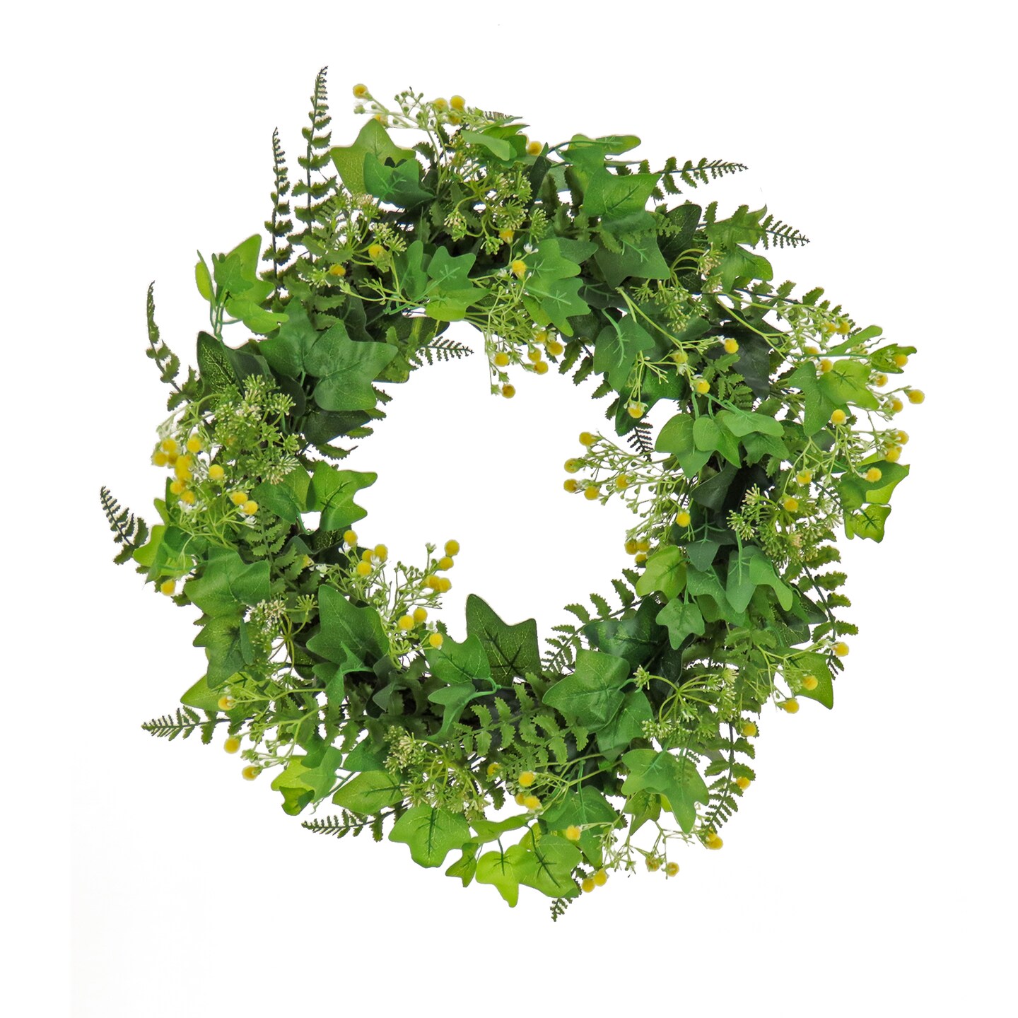24" Ivy and Fern Spring Wreath | Michaels