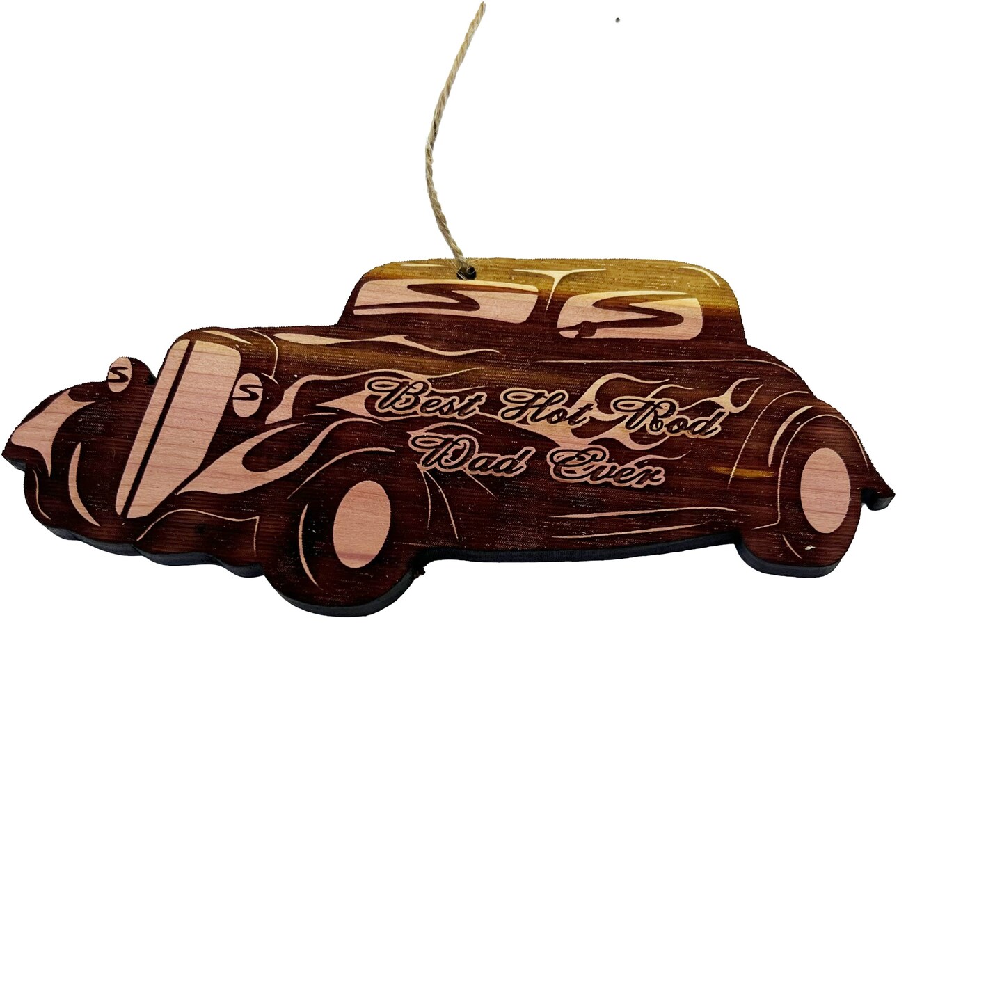 Best Hot Rod Dad Ever 34 Coupe - Cedar Ornament | Michaels