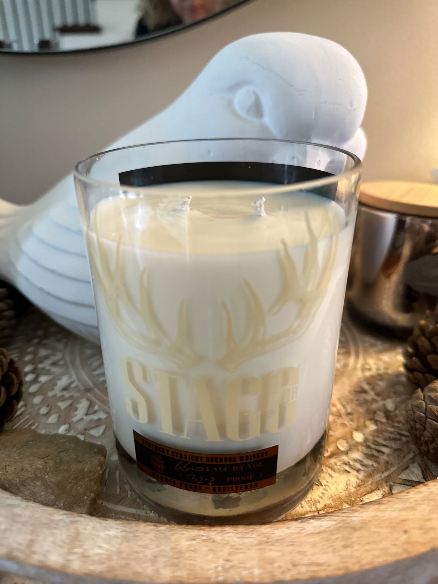 Upcycled Stagg Jr. Candle | MakerPlace by Michaels