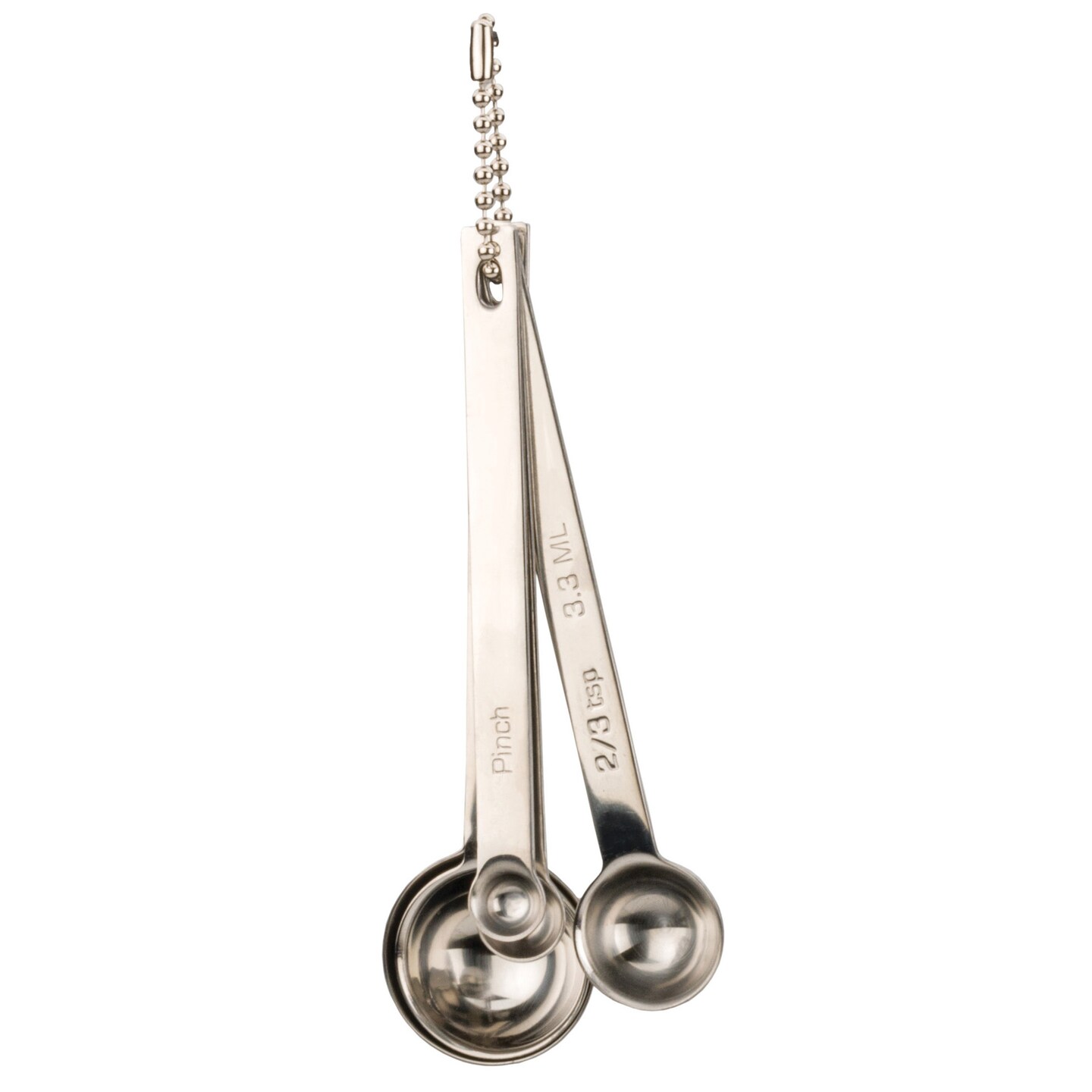 Contemporary Home Living Stainless Steel Odd Size Measuring Spoons - 5. ...