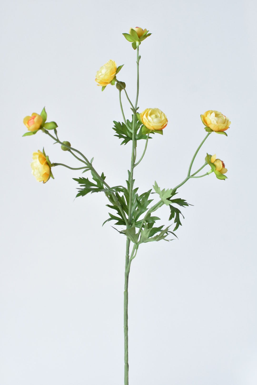 22" Faux Mini Yellow Ranunculus Stem | Michaels