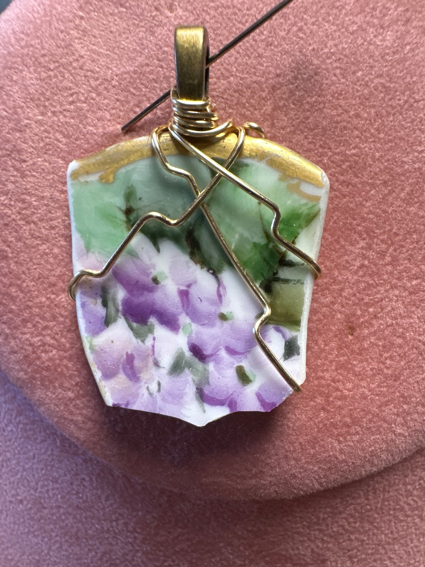 Broken China Floral with Wire Wrap | MakerPlace by Michaels
