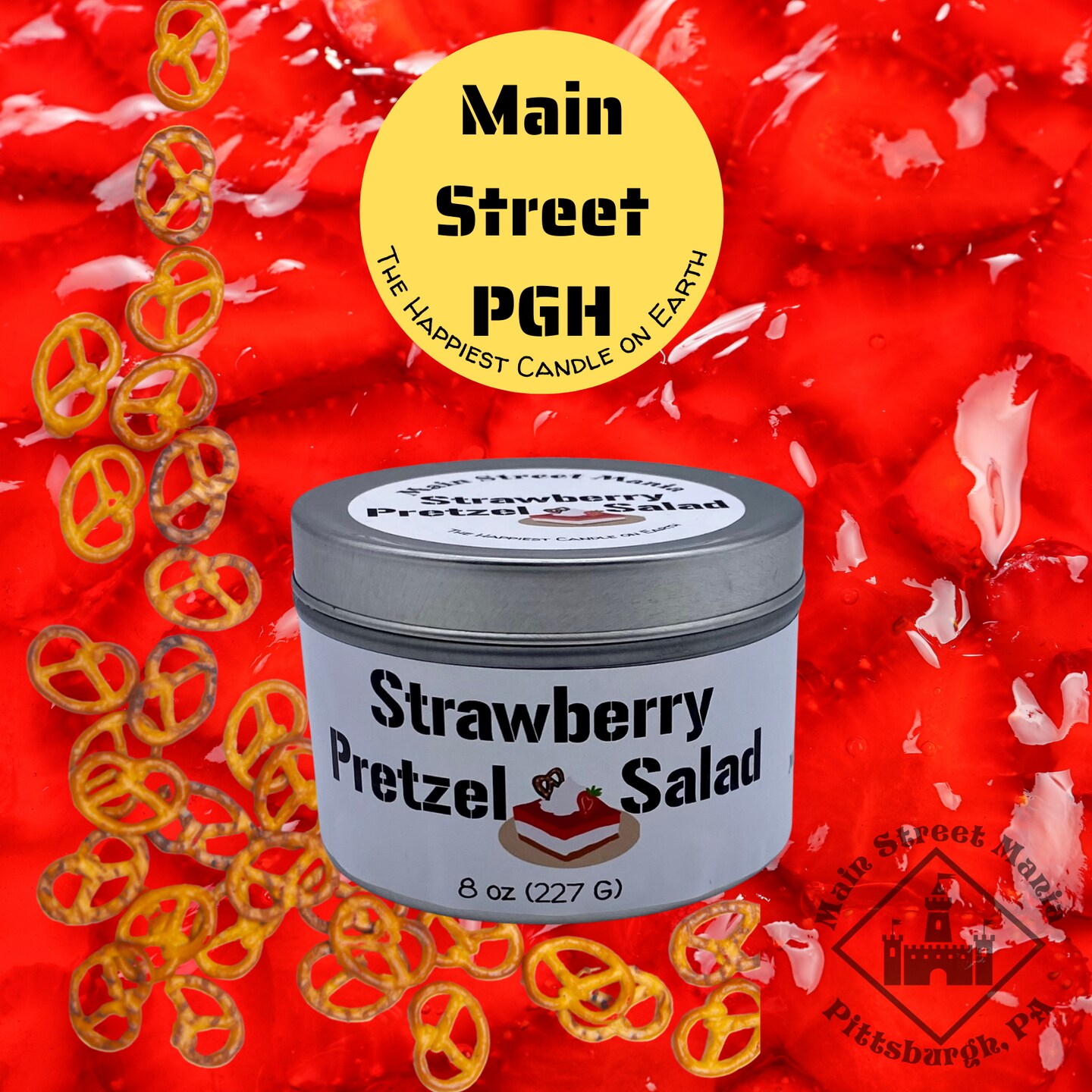 Strawberry Pretzel Salad Pgh Candle Pittsburgh PA | MakerPlace by Michaels