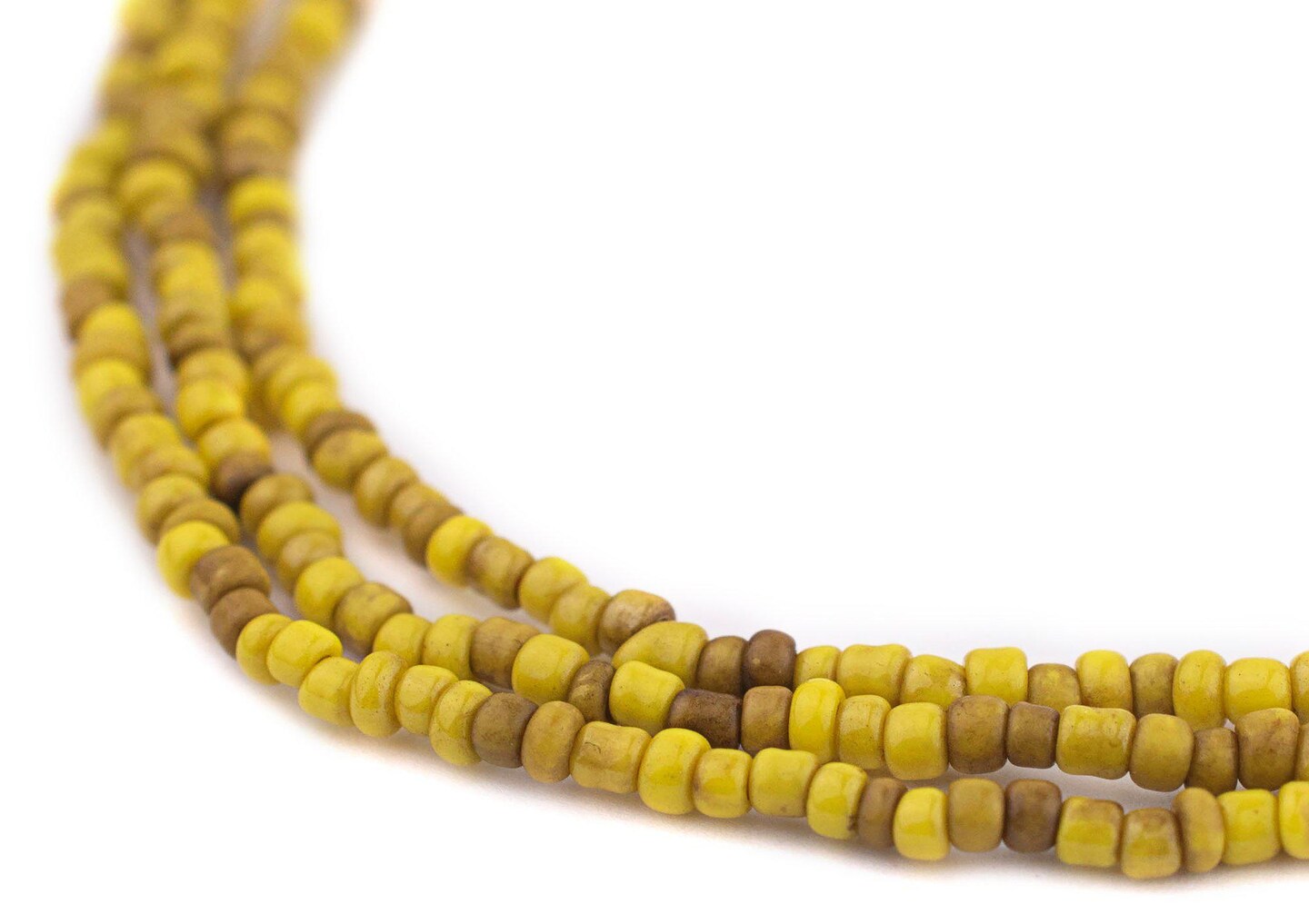 TheBeadChest Yellow Java Glass Seed Beads (2.5mm, 48" Strand) | Michaels