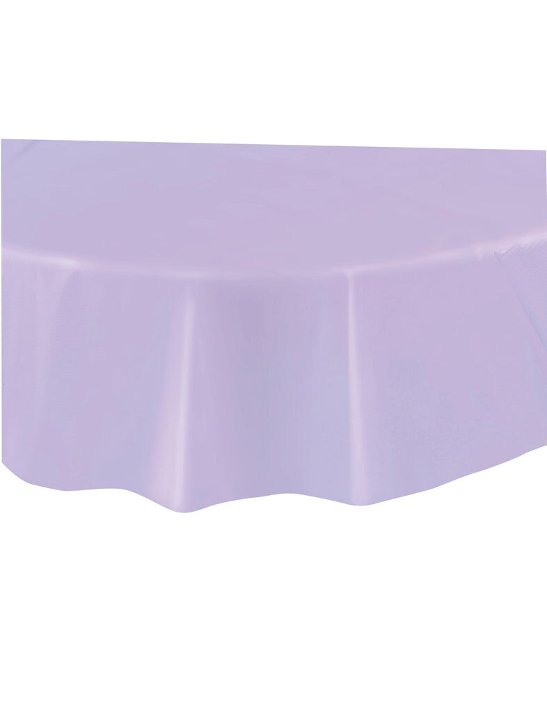 Lavender Solid Round Plastic Table Cover, 84", 1ct | Michaels