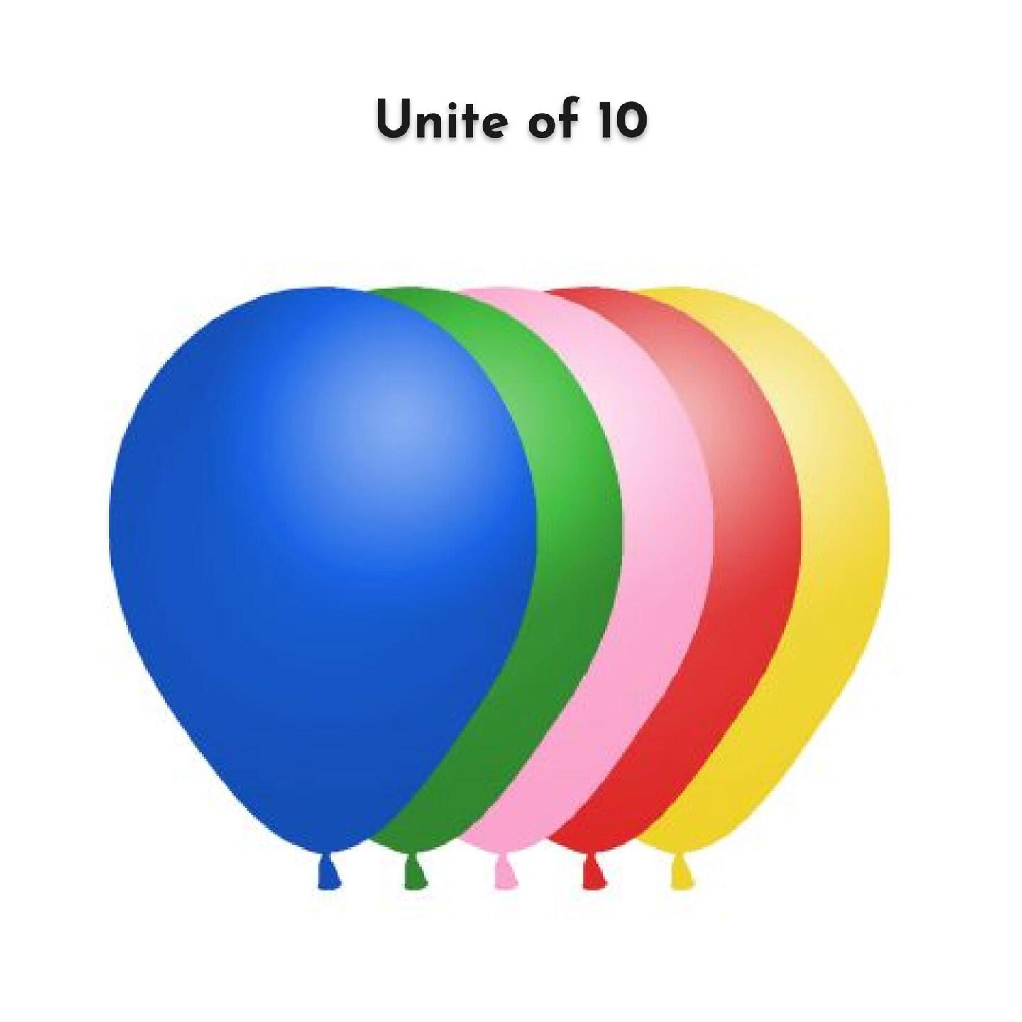 Standard Assorted Solid Color Balloons - 9 Inch - 144 pieces per unit ...