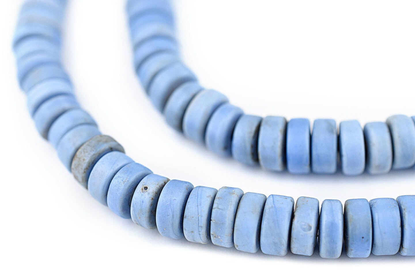 TheBeadChest Light Blue Java Glass Button Beads (8mm) | Michaels