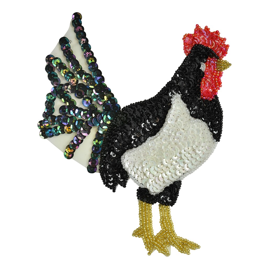 Mr. Rooster Sequin Applique/Patch | Michaels
