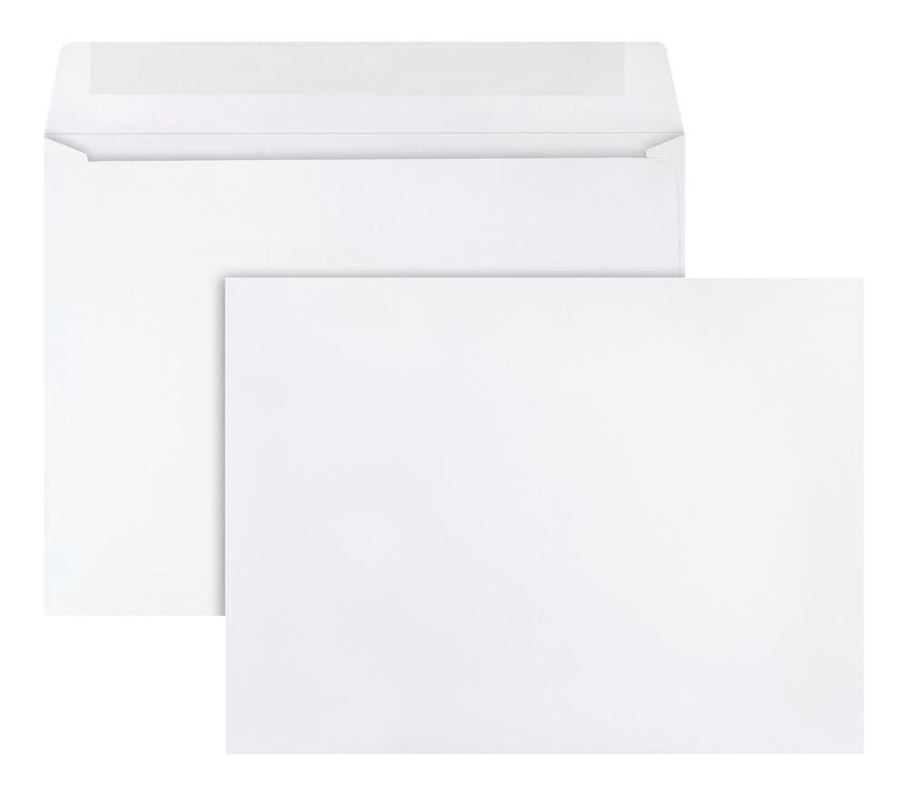 Quality Park Side Opening Catalog Envelope, 9 x 12 Inches, White, Pack ...