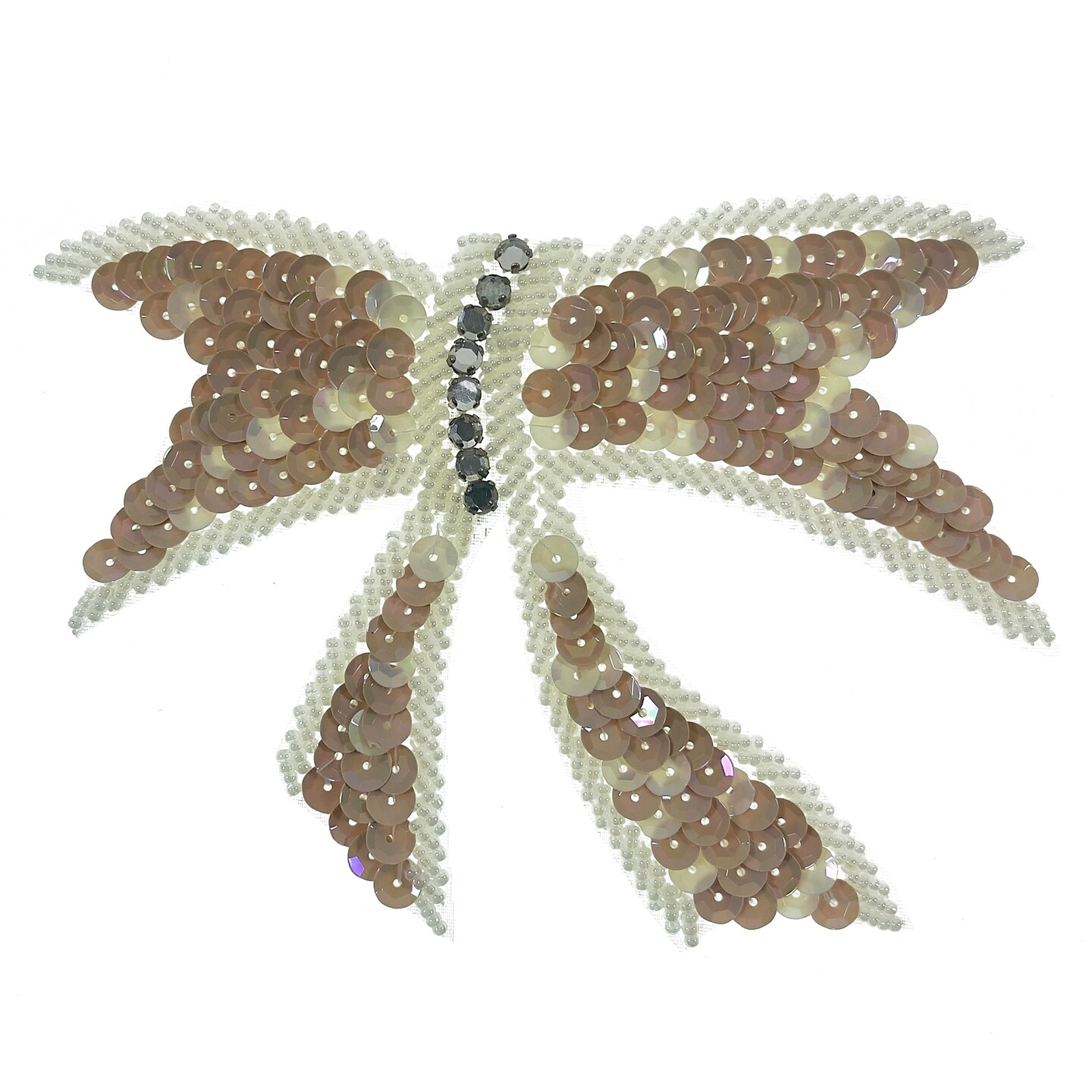 Knotted Bow Sequin Applique/Patch 5" x 4" | Michaels