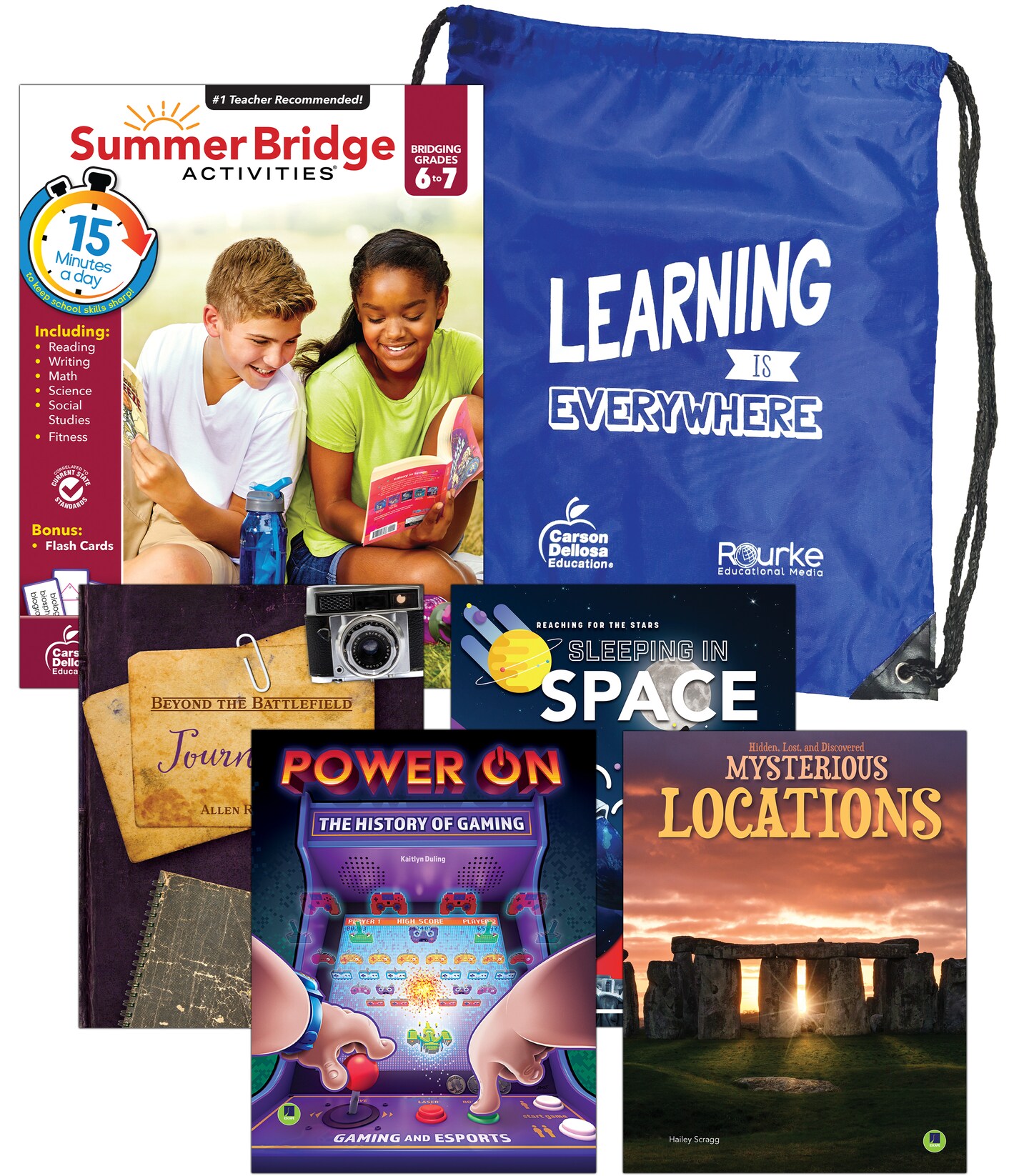 Summer Bridge Activities 6-7 Bundle, Ages 11-12, Math, Reading ...