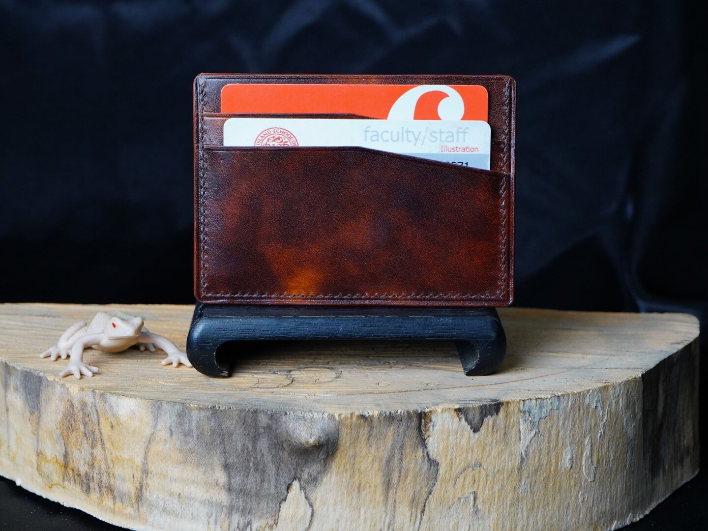 Minimalist Cardholder Wallet, Five Pockets is Handmade, Full Grain ...