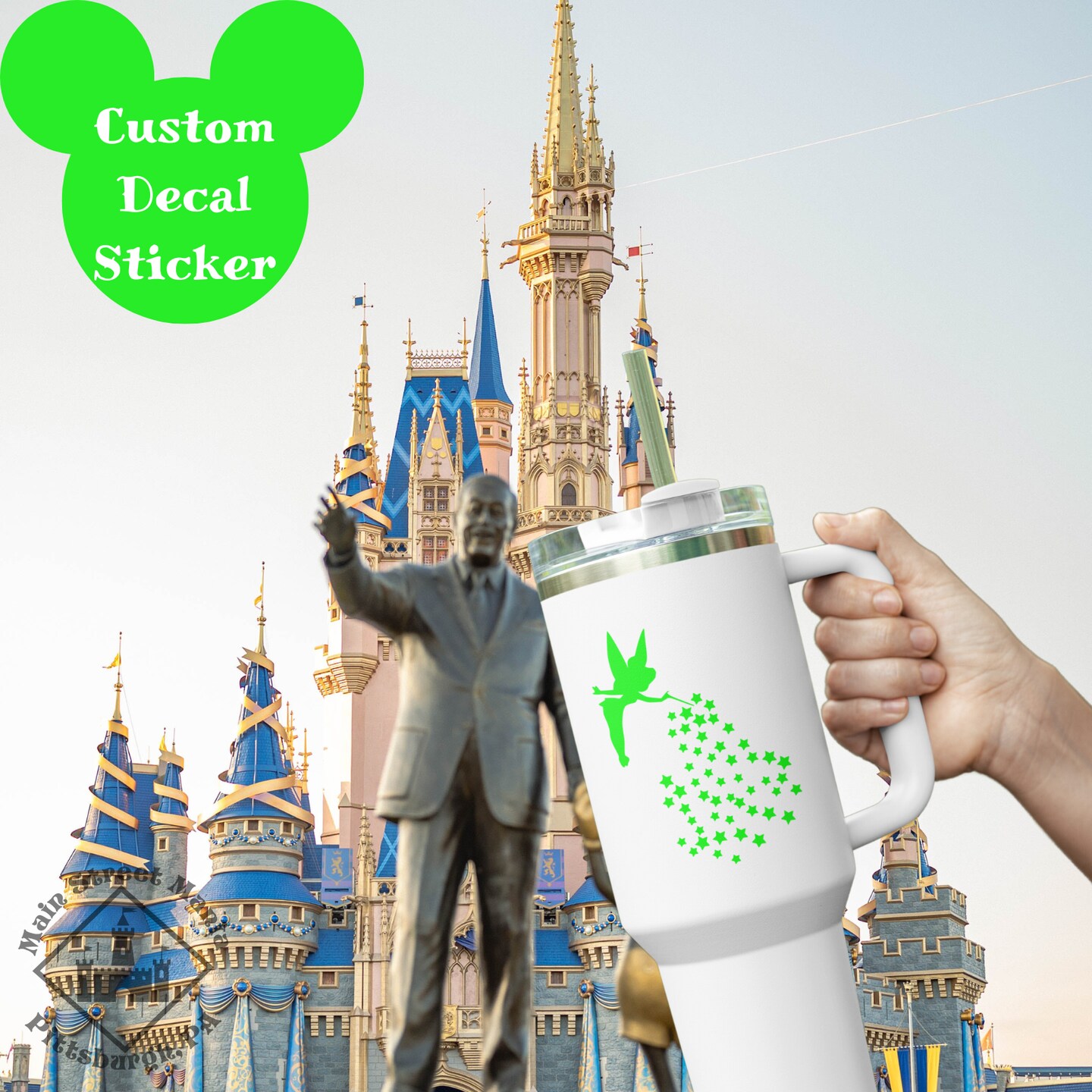 Tinker Bell Decal Sticker Disney Peter Pan Inspired | MakerPlace by ...