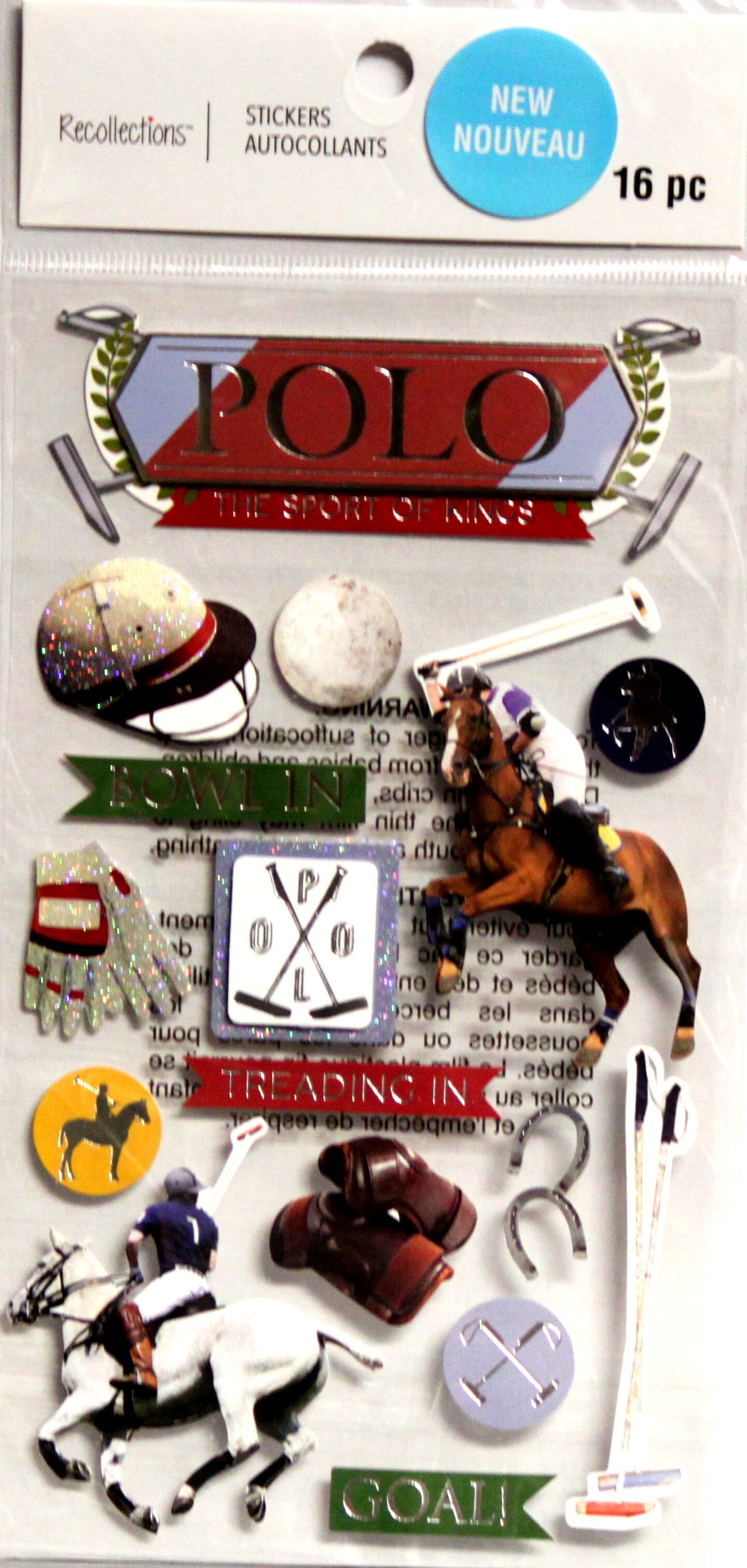 Recollections Polo Dimensional Stickers | Michaels