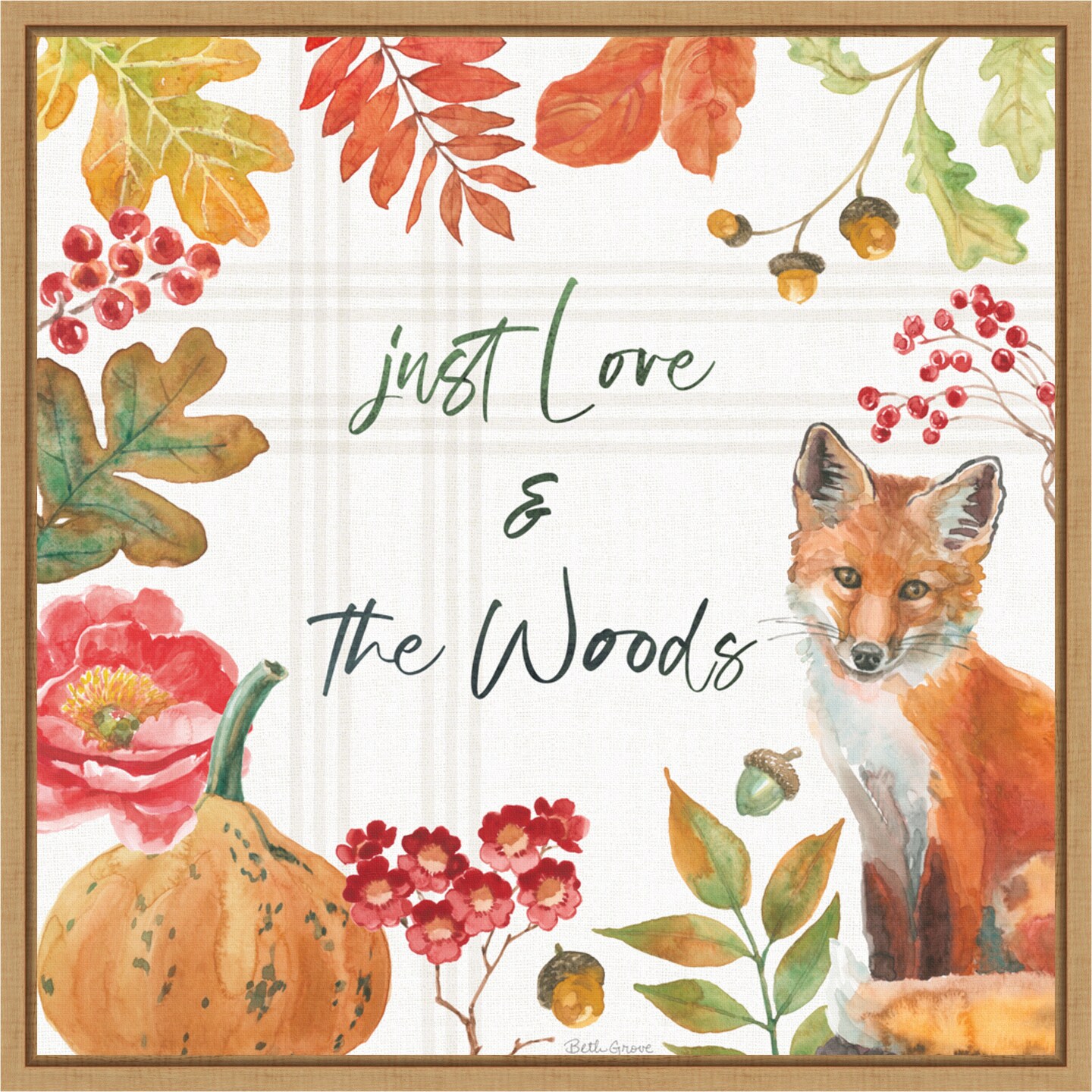 Wooded Harvest VII by Beth Grove Canvas Art Framed | Michaels