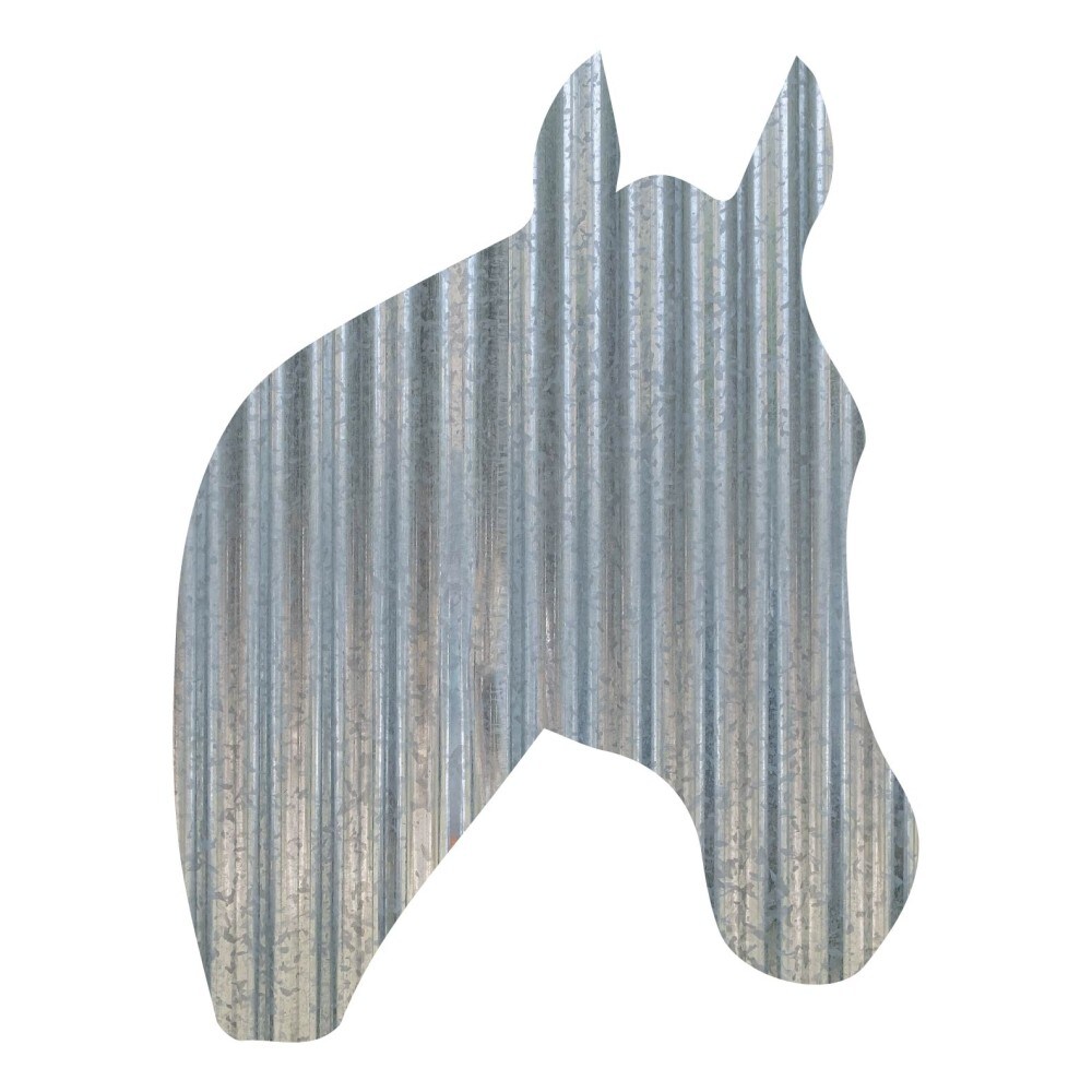 Horse Head Corrugated Metal Sign | MakerPlace by Michaels