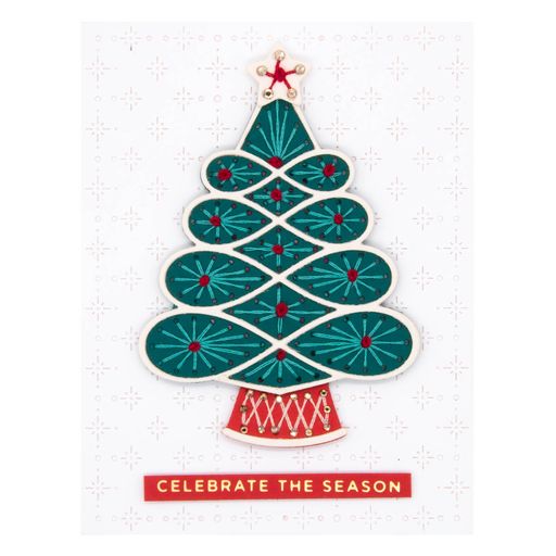 Spellbinders Stitched Christmas Tree Etched Dies from the Christmas ...