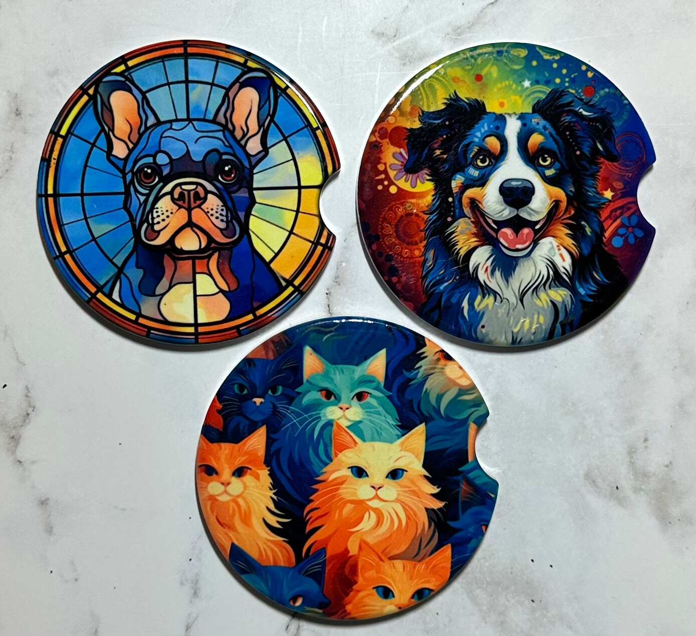 Dog or Cat Car Coasters for Cup Holders | MakerPlace by Michaels