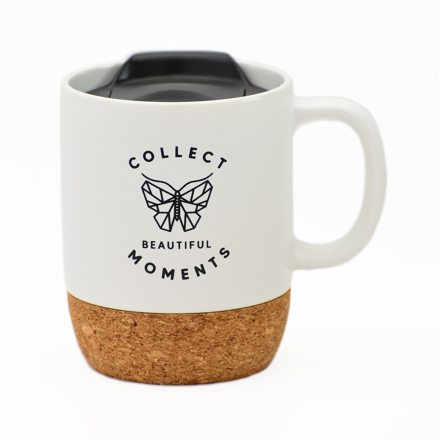 Dexsa Collect Beautiful Moments Designer Cork Bottom Mug with Lid - 14 ...