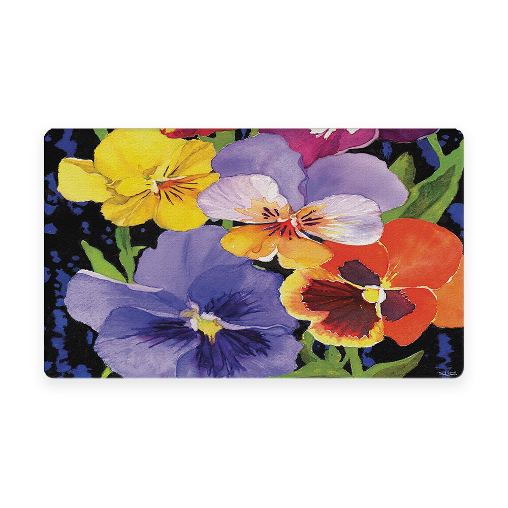 Pansy Perfection Door Mat (18 x 30") | Michaels