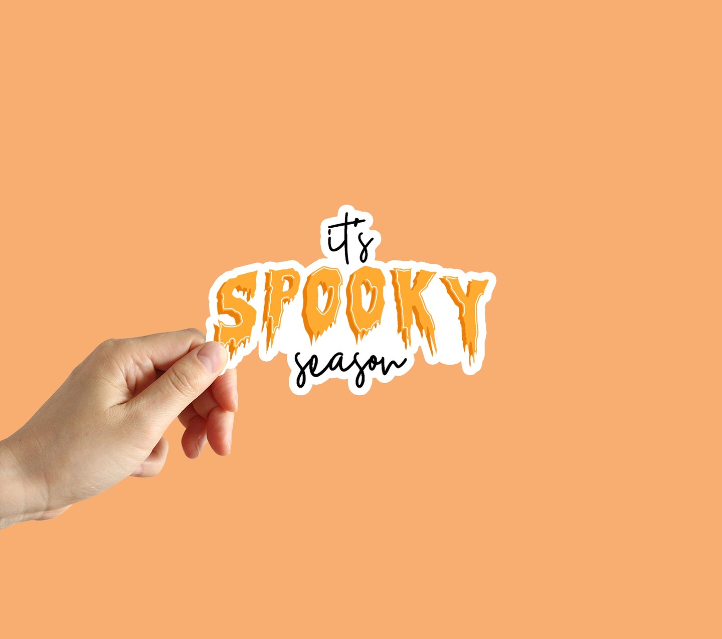 It's Spooky Season Sticker Halloween Cute Sticker Water Bottle Stickers ...