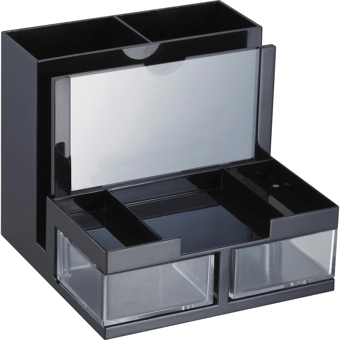 Officemate Desk Organizer, 9 Comp, Black/Clear | Michaels