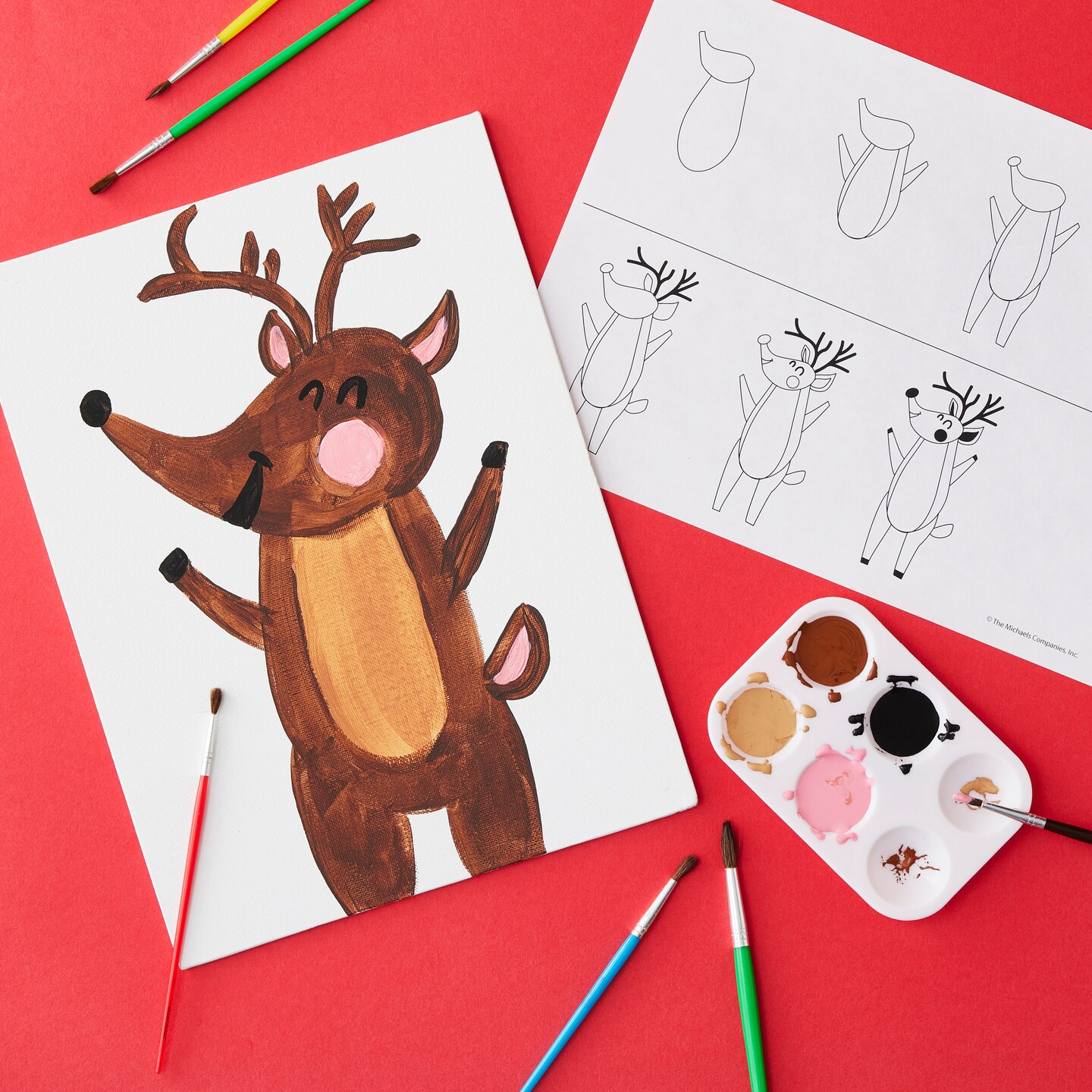Winter Workshop: Reindeer Painting | Classes | Michaels