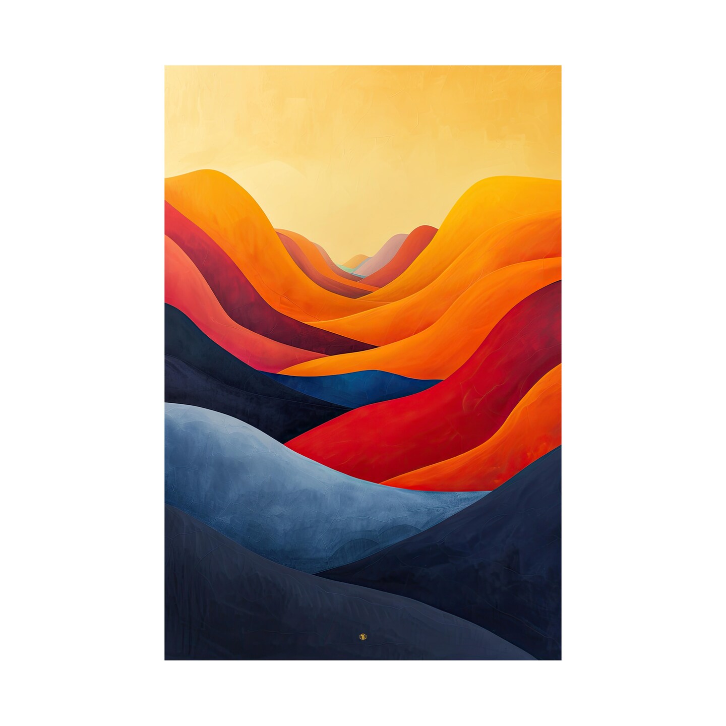 Modern Abstract Art, Office Poster, Home Decor | S11A8 | MakerPlace by ...