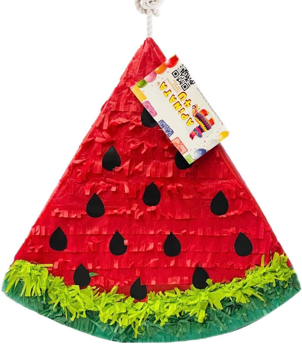 19" Red Watermelon Pinata Melon Birthday Party Supplies Summer ...