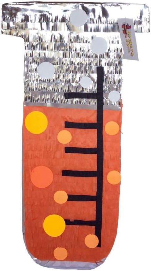 APINATA4U Science Pinata Test Tube Orange Color Science Themed Birthday ...