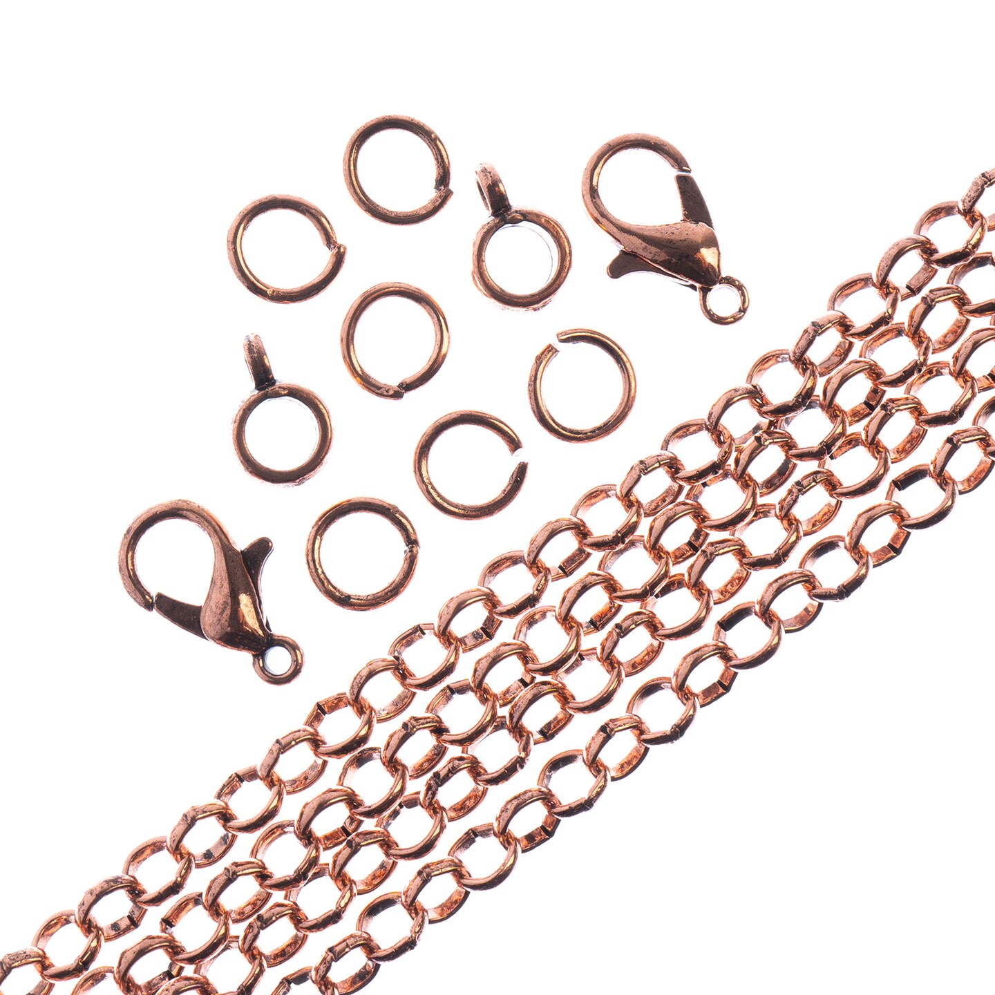 John Bead 4mm Rolo Cable Chain & Jewelry Findings Set | Michaels