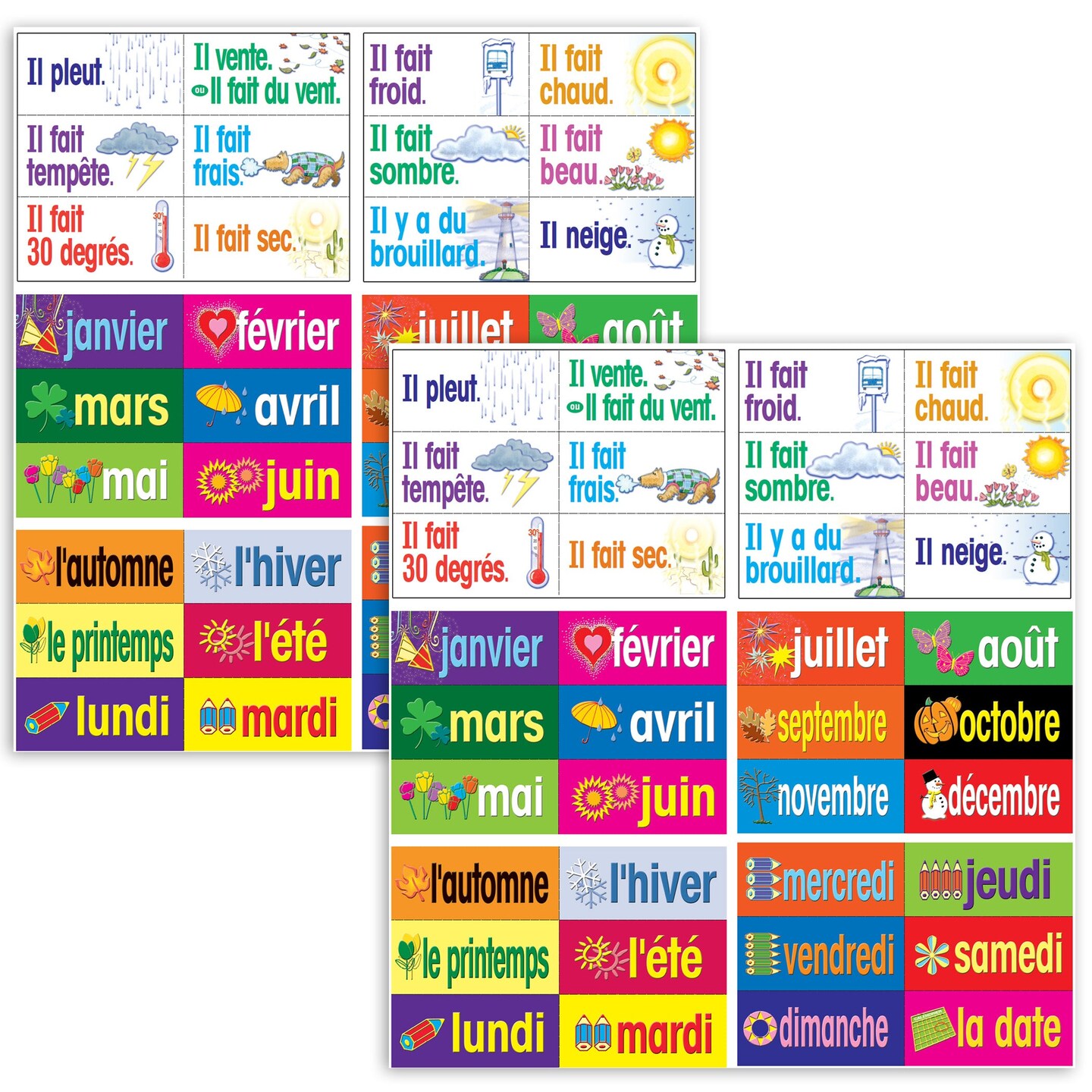 French Multi-Purpose Card Set, 36 Per Set, 2 Sets | Michaels