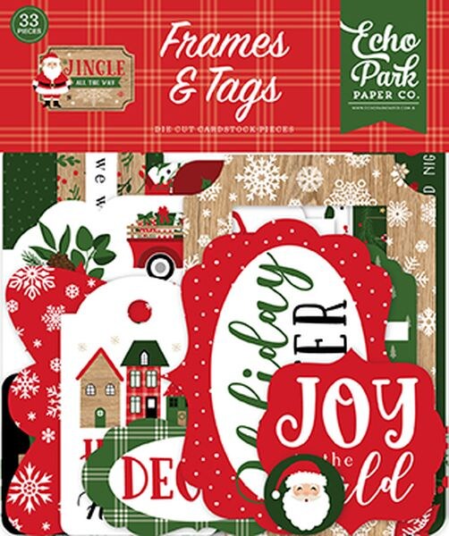 Echo Park Jingle All the Way Frames & Tags | Michaels