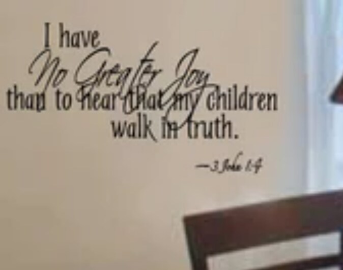 Family Wall Art Quotes Decor Decal - No greater Joy children walk in ...