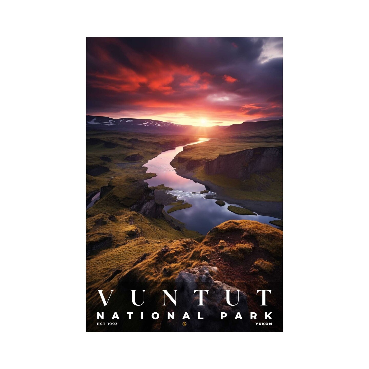 Vuntut National Park Poster, Travel Print, Office Poster, Home Decor ...