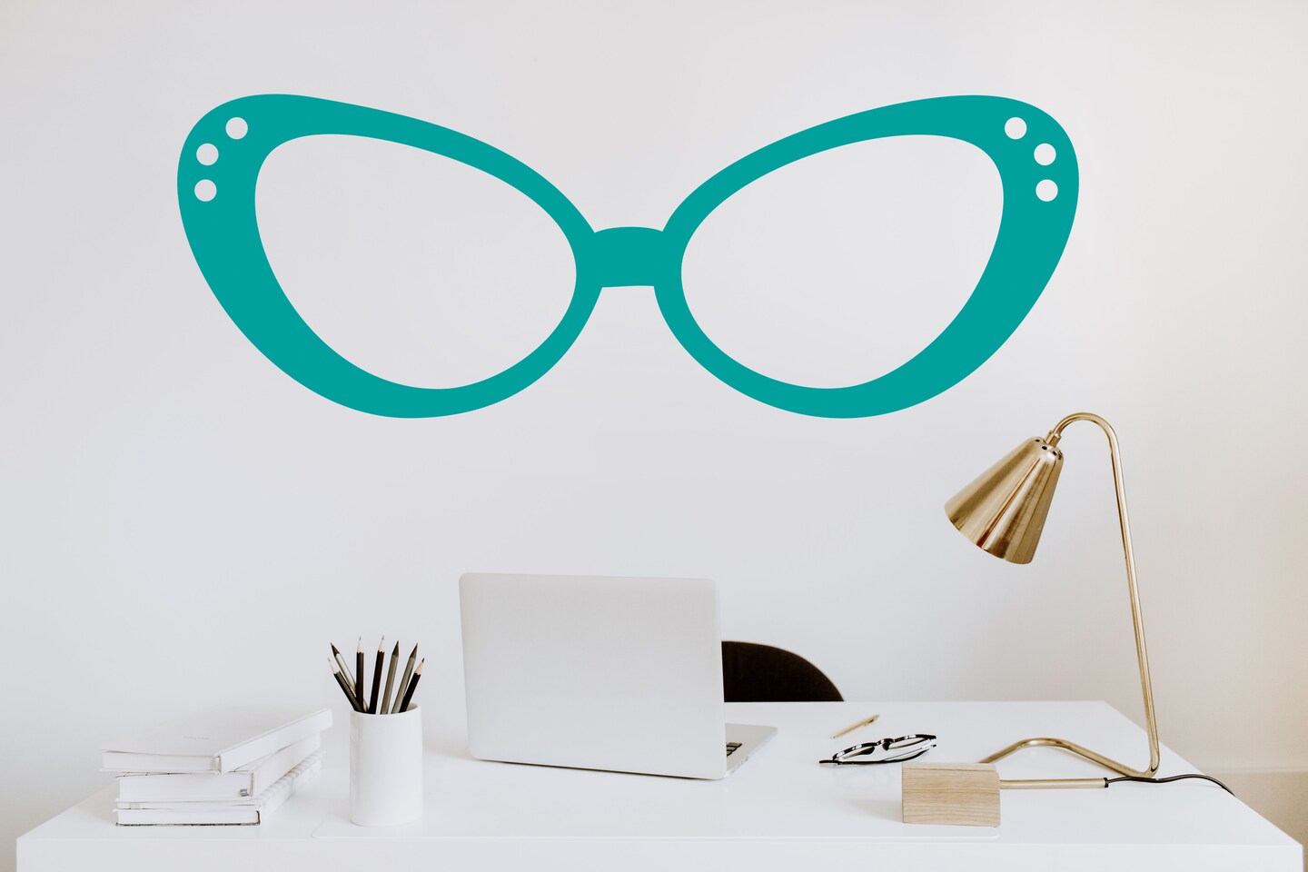Glasses Wall Decal, Retro Eye Glasses, Glasses Wall Decor, Optometrist ...